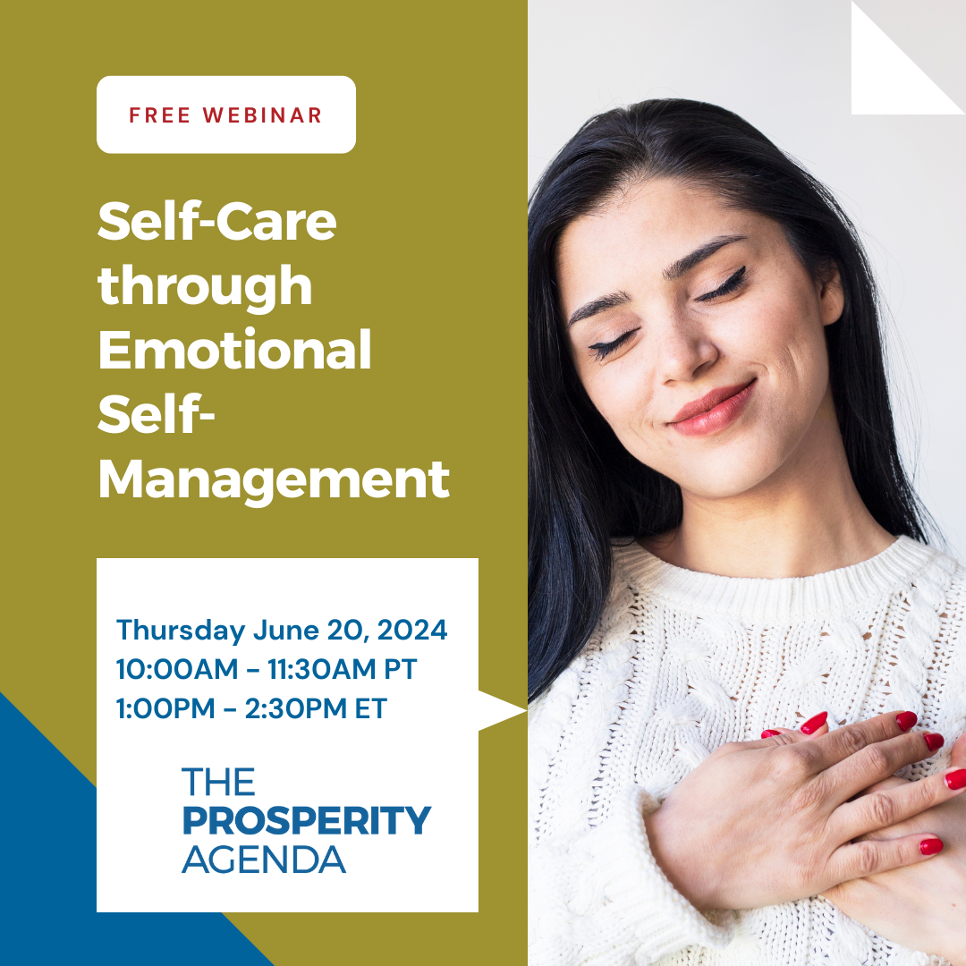 Emotional Self-Management as a Self-Care Tool - The Prosperity Agenda